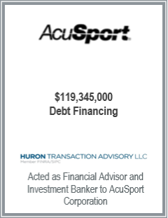 Huron Transaction Advisory - Huron