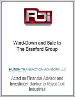 Huron Transaction Advisory - Huron